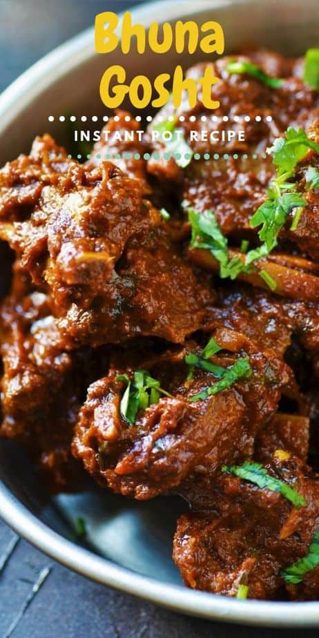 Bhuna Gosht | Instant Pot Mutton Bhuna (Video) | » Foodies Terminal