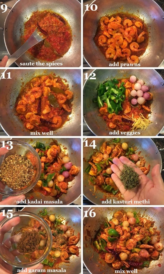 Kadai Prawns (Step by Step) | Prawn Karahi | Foodies Terminal » Foodies ...