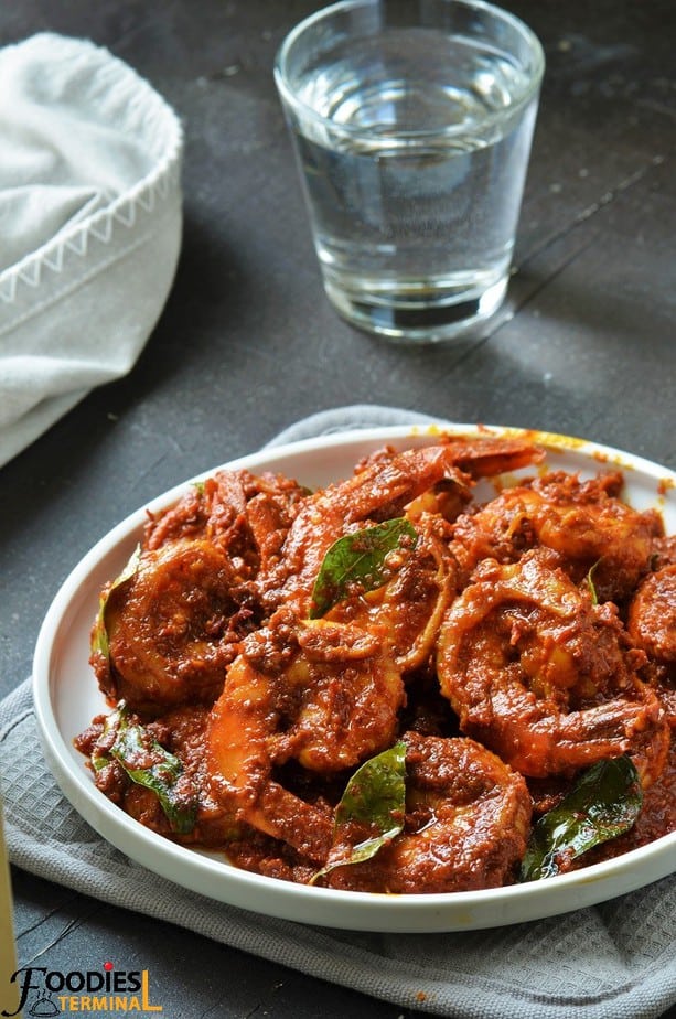 Prawn Ghee Roast | Mangalorean Prawn Ghee Roast Recipe » Foodies Terminal