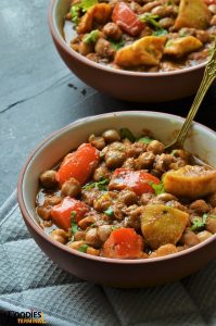 Aloo Chole | Instant Pot Aloo Chole (Video) » Foodies Terminal