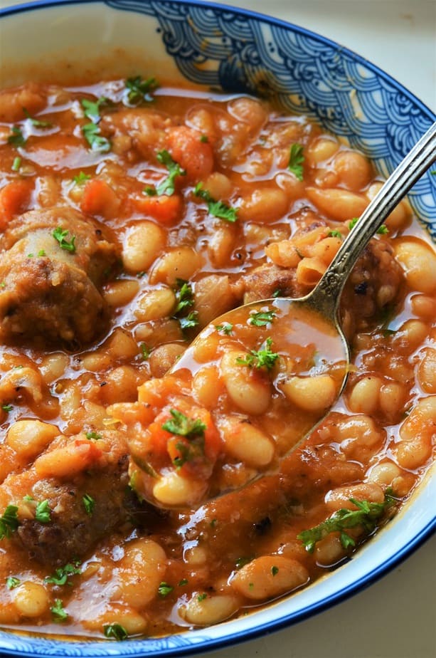 Herbed White Bean and Sausage Stew | Instant Pot Beans and Sausage ...
