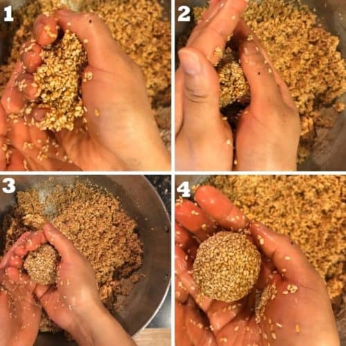 Til Laddu | Sesame Laddu ( Step by Step and Video ) » Foodies Terminal