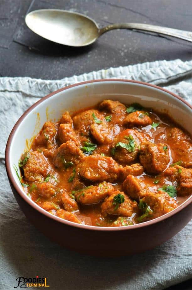 Soya Chunks Curry | Meal Maker Curry (Instant Pot) » Foodies Terminal