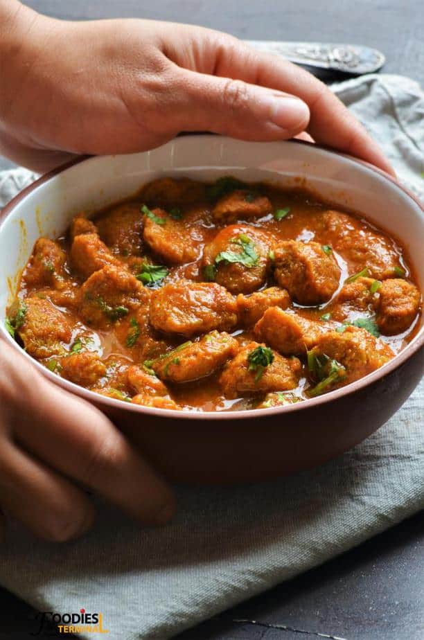Soya Chunks Curry | Meal Maker Curry (Instant Pot) » Foodies Terminal
