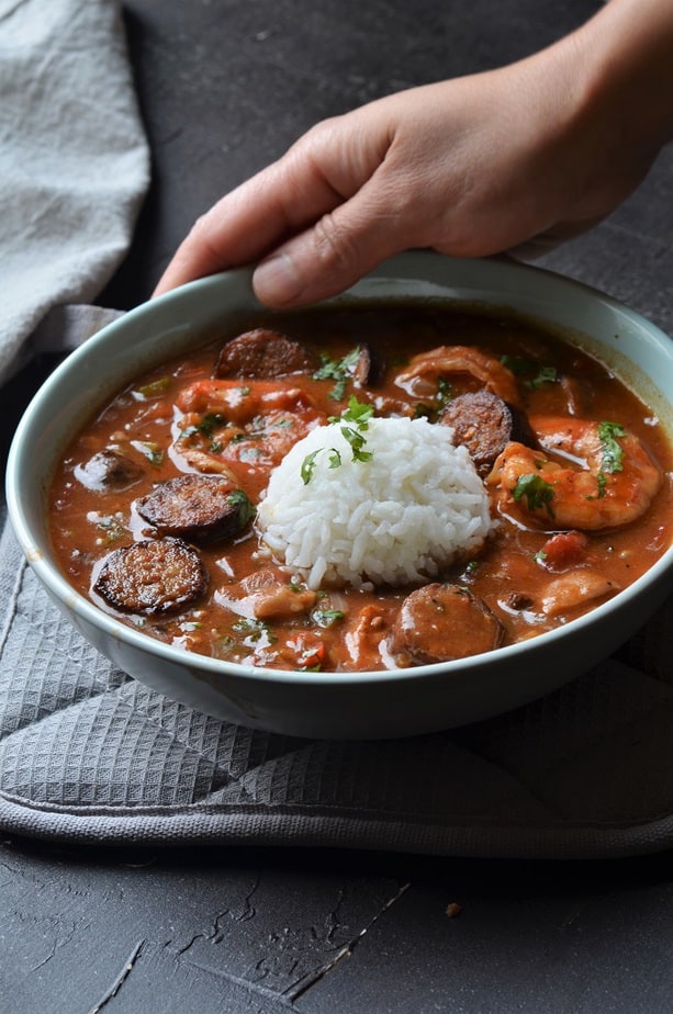 Instant Pot Gumbo (Video + Steps) » Foodies Terminal