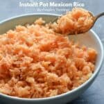 15 Minute Instant Pot Mexican Rice » Foodies Terminal