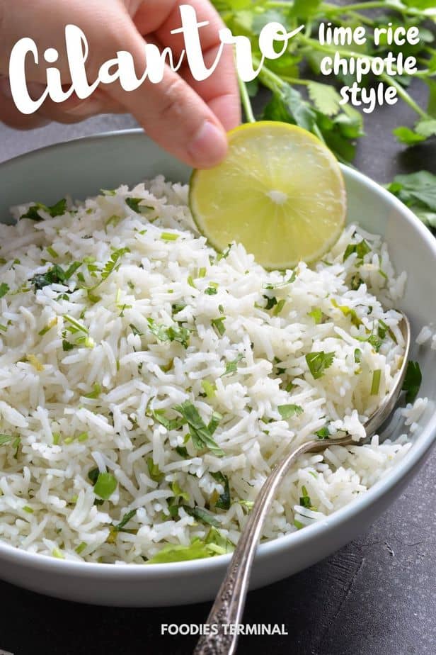 Chipotle Cilantro Lime Rice Instant Pot » Foodies Terminal