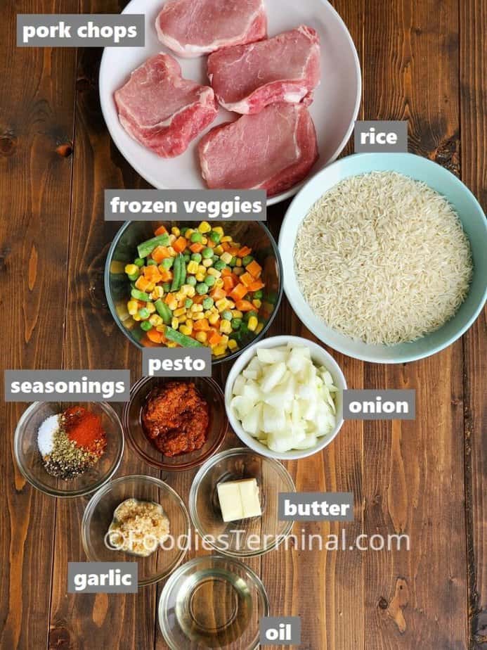 Instant Pot Pork Chops and Rice » Foodies Terminal